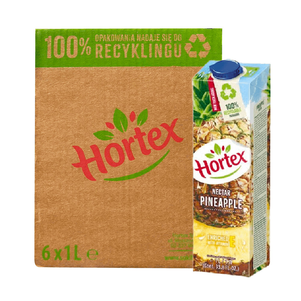 [Thùng] Nước Ép Dứa Nectar Hortex 1L x 12 Hộp | KAMEREO