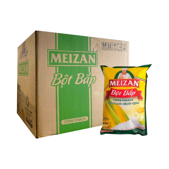 [Thùng] Tinh Bột Bắp Meizan 1kg x 10 Gói | KAMEREO
