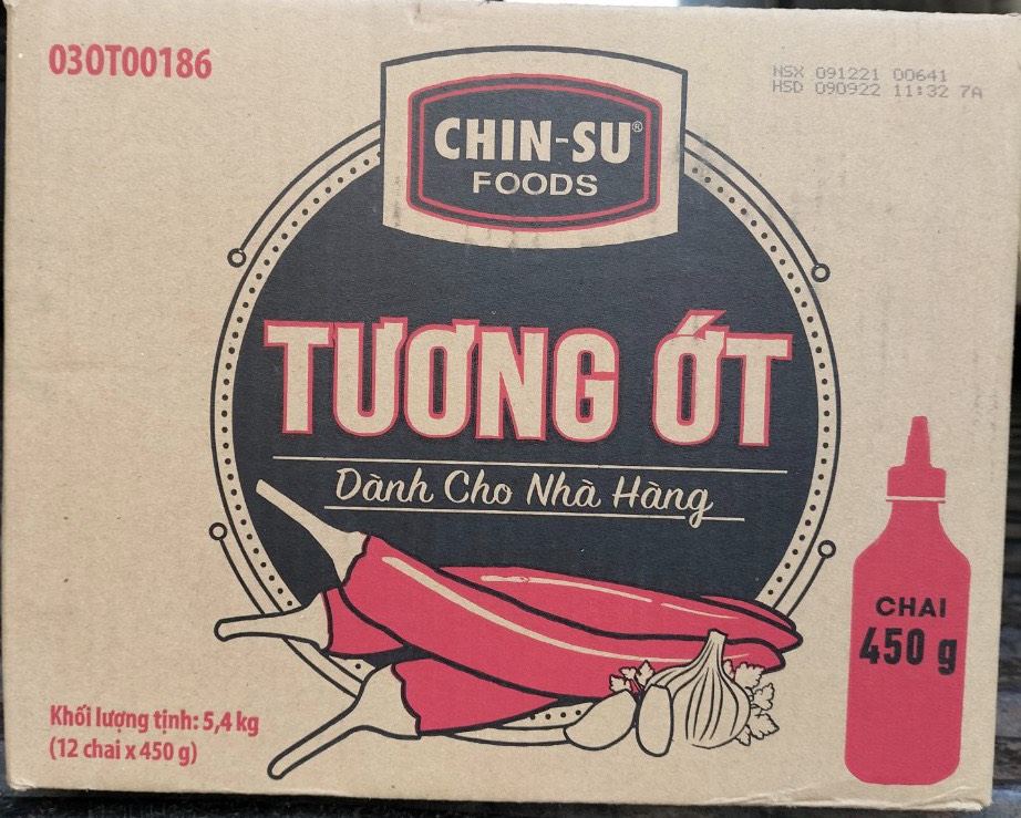 [Thùng] Tương Ớt Chinsu 450g x 12 Chai | KAMEREO